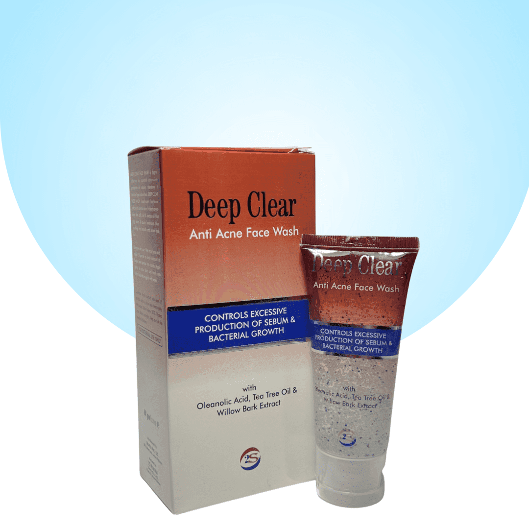 Deep Clear Anti-Acne Face Wash 60gm - suhaj.pk