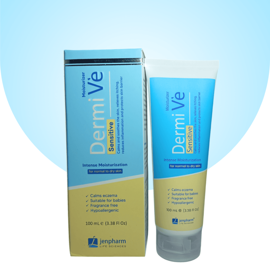DermiVe Sensitive Moisturizer 100ml - suhaj.pk